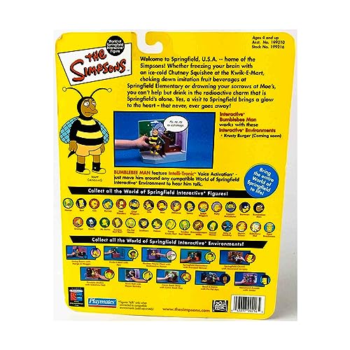 Snapklik.com : The Simpsons Series 5 Playmates Action Figure Bumblebee ...