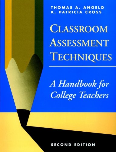 Amazon.com: Classroom Assessment Techniques: A Handbook for College ...