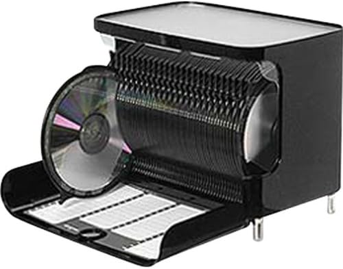 Amazon.com: Discgear Black Studio Series Retro Style 100-CD Storage ...