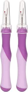 Amazon.com: 2pcs Ergonomic Handle Grip Seam Ripper, Purple Large Thread ...