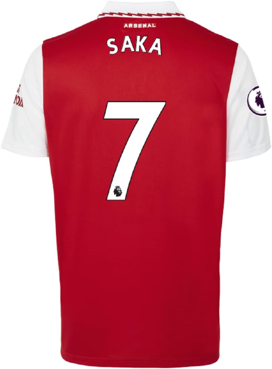 Kit Gara Home Adult Nameset Name And Number Saka 7 : Amazon.co.uk: Fashion