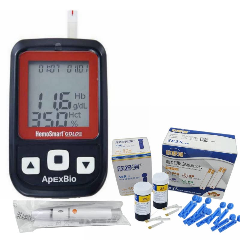 Buy Hb Hemoglobin Test Kit Hemoglobin Meter Hemoglobin Test Meter ...