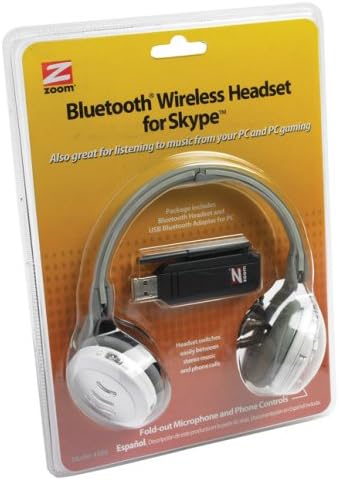Zoom Bluetooth Headphones/USB Adapter Skype - Grey: Amazon.co.uk ...
