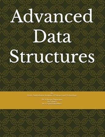 Advanced Data Structures: Nagarajan, Dr.A.Deepa, Jancy, Dr.S.Jancy ...