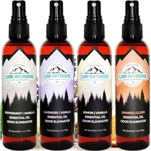 Amazon.com: Lumi Outdoors Natural Air Freshener Spray - 4 Pack Bundle ...