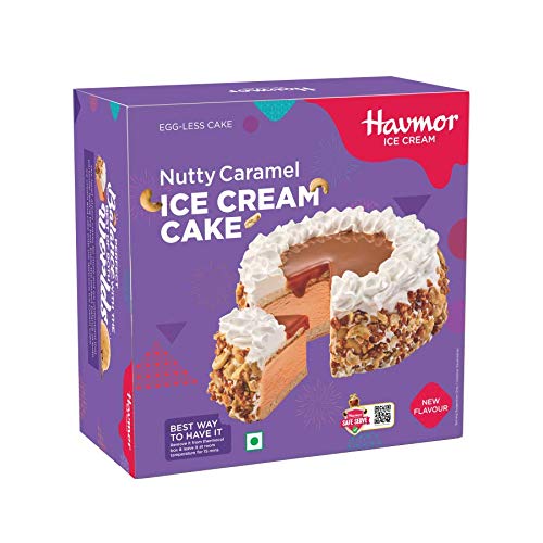 Havmor Nutty Caramel Ice Cream Cake, 1000 ml : Amazon.in: Grocery ...