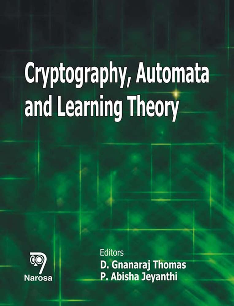 Cryptography, Automata and Learning Theory: Buy Online at Best Price in ...