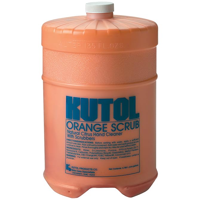 Amazon.com : Orange Scrub Hand Cleaner – Gallon Heavy Duty Citrus Soap ...