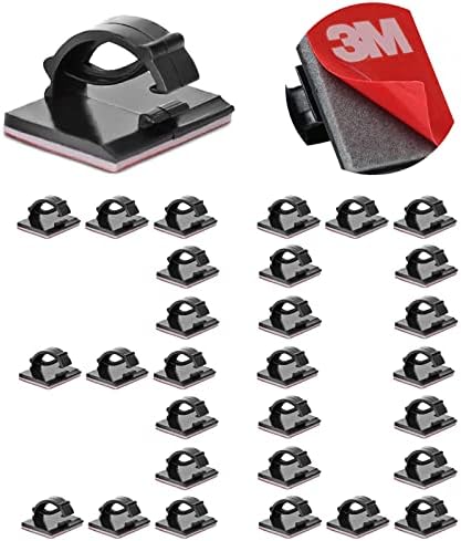 Amazon.com: 3M Cable Clips Self Adhesive Cord Organizer, Wire Holder ...