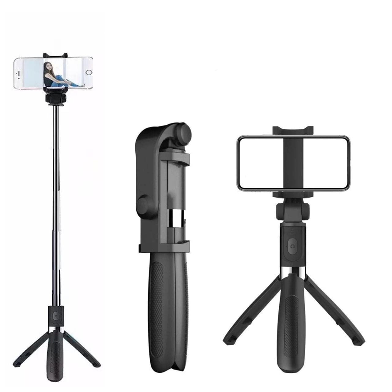 SOFTY 3IN1 Multi-Functional Bluetooth EXTENDABLE Selfie Stick with ...