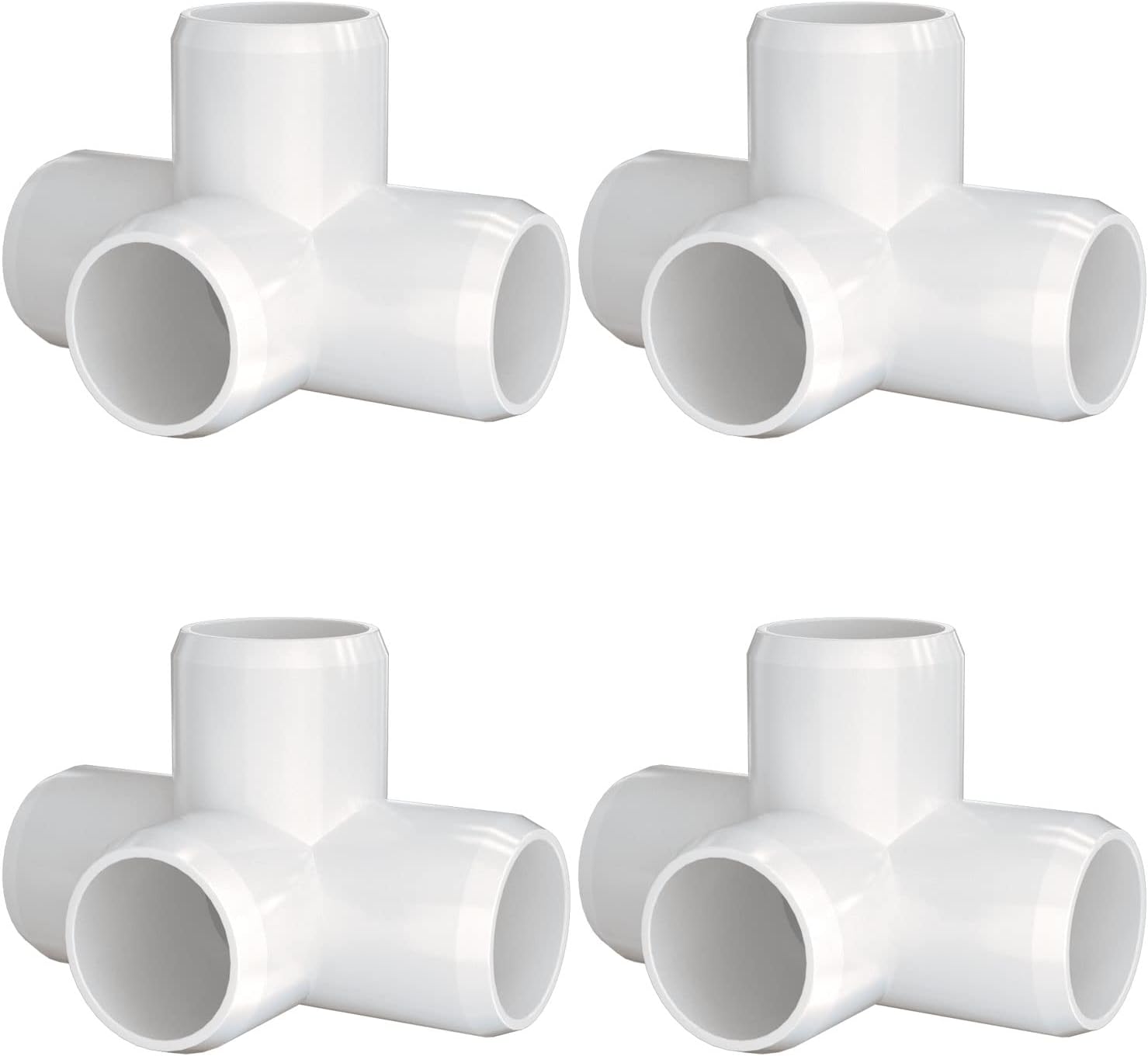 Amazon.com: PVC Adjustable joint fitting 1" (Furniture Grade White ...