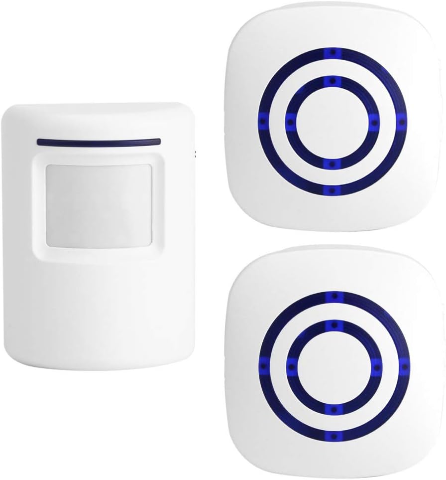 Amazon.com: Infrared Motion Sensor Alarm Entry Alert Vistor Doorbell ...