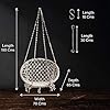 Swingzy Cotton Netted Rope Hanging Swing Chair for Adults & Kids/Swing ...