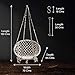 Swingzy Cotton Netted Rope Hanging Swing Chair for Adults & Kids/Swing ...