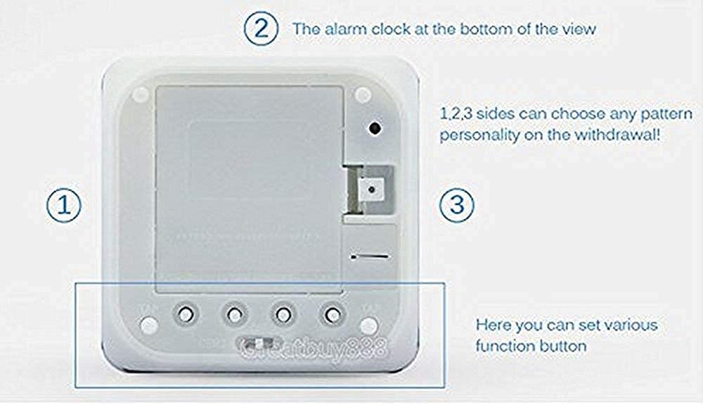 R-timer Super Mario Bros – Reloj despertador digital de 7 colores que ...