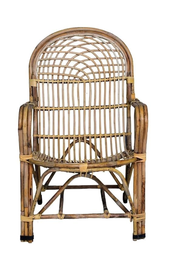 CRAFTCANE Versatile Bamboo Cane Chair: Ideal for Living Room, Sitout ...