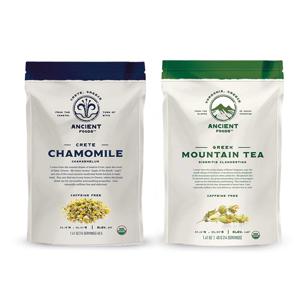 Amazon.com : Ancient Foods Greek Herbal Tea Collection - Organic Greek ...
