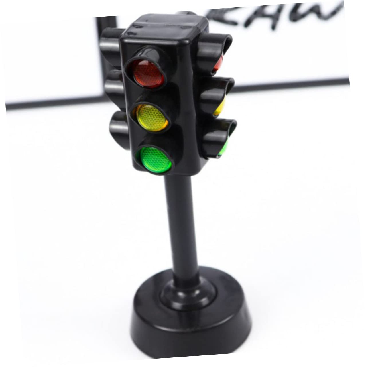 Road Tape Toyvian 4 Pcs Toy Mini Traffic Signs Light Model Toy Toy For ...