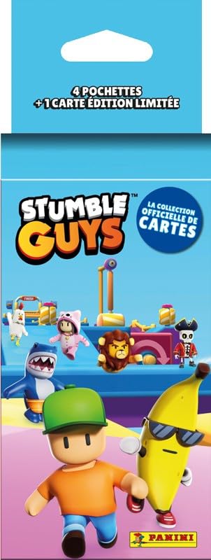 Amazon.com: Panini Stumble Guys Trading Cards Blister Pack of 4 Sleeves ...