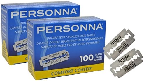 Amazon.com: Personna DE Double Edge Razor Blades, 100 Count : Beauty ...