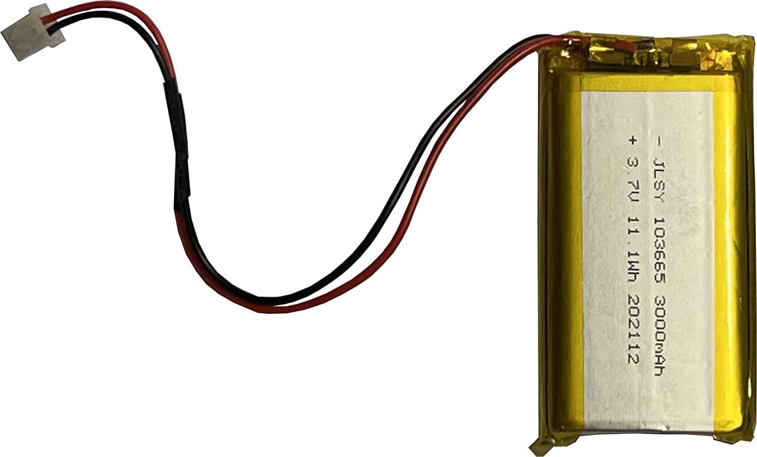 Amazon.com: 3.7V 3000mAh Rechargeable Lithium Polymer Battery - LiPo ...