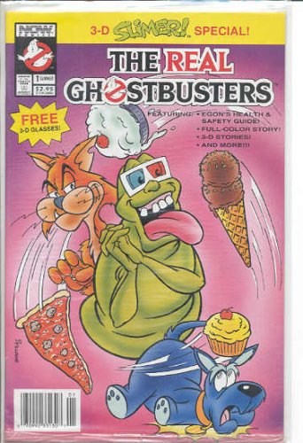 Amazon.com: The Real Ghostbusters 3-D Slimer Special: Now Comics: Books