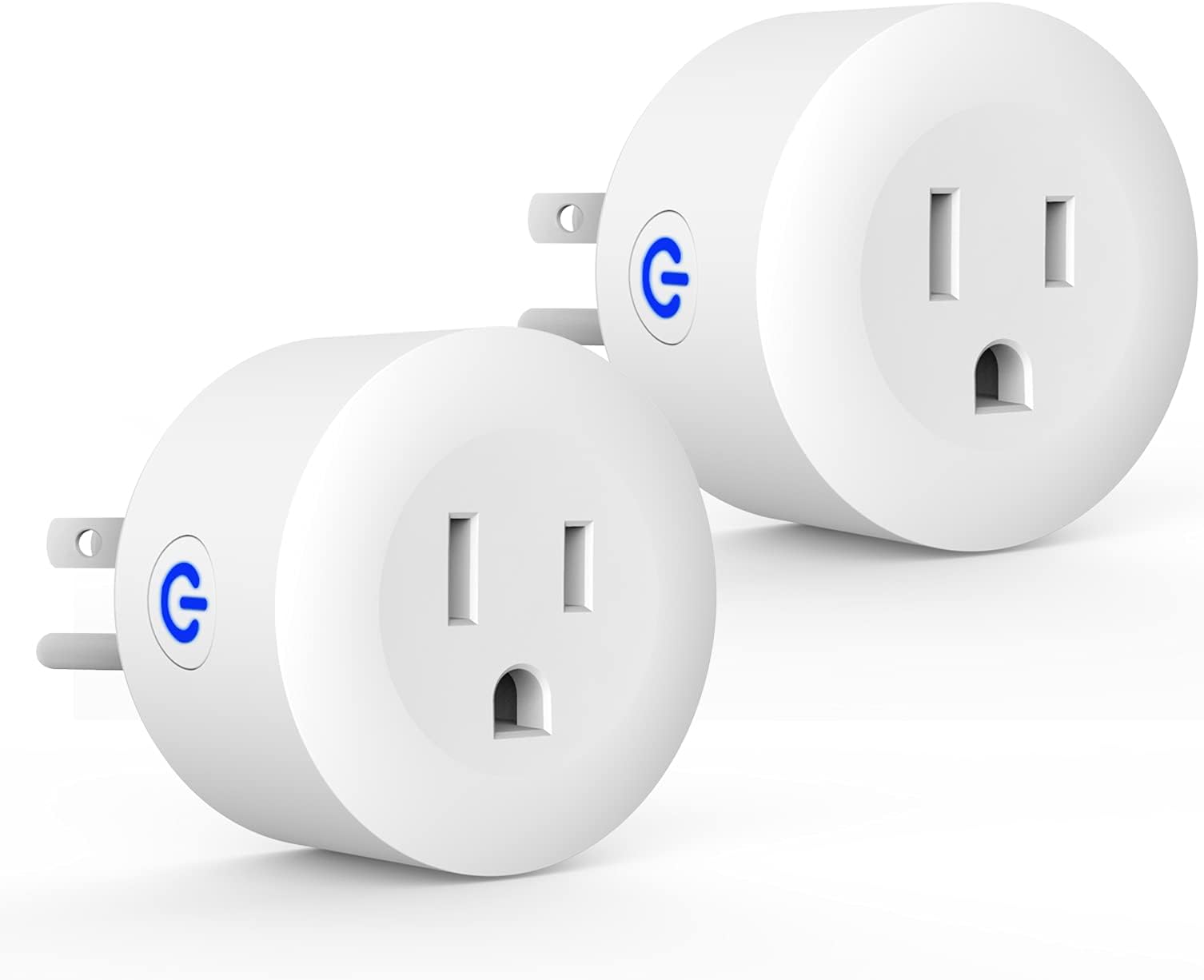 Smart Plug 2 Pack Wi-Fi Enabled Mini Smart Socket Compatible with ...
