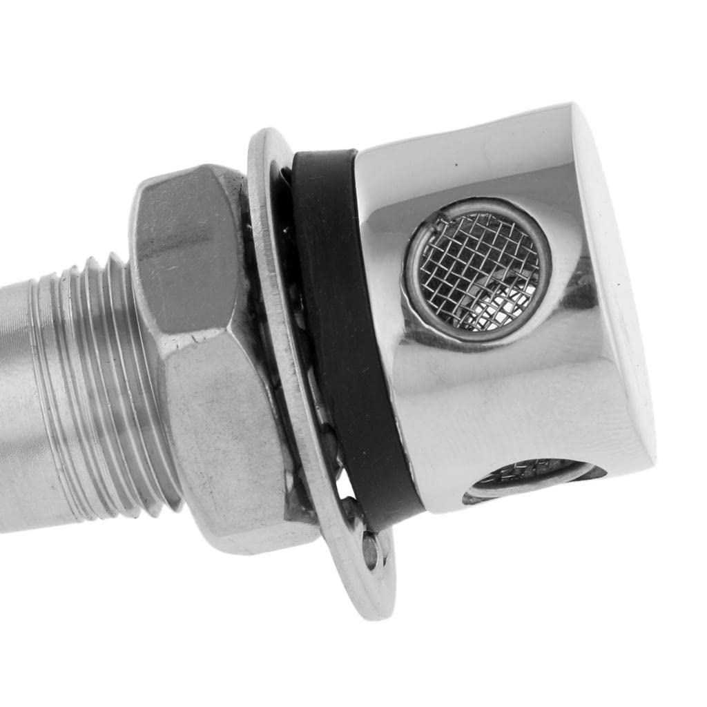 Boat Fuel Vent Stainless Steel - 316 Marine Grade Hull Breather For ...