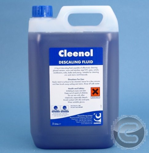 Cleenol 08295DF Descaling Fluid Cleaner, 5 Litres, Pack of 2 : Amazon ...
