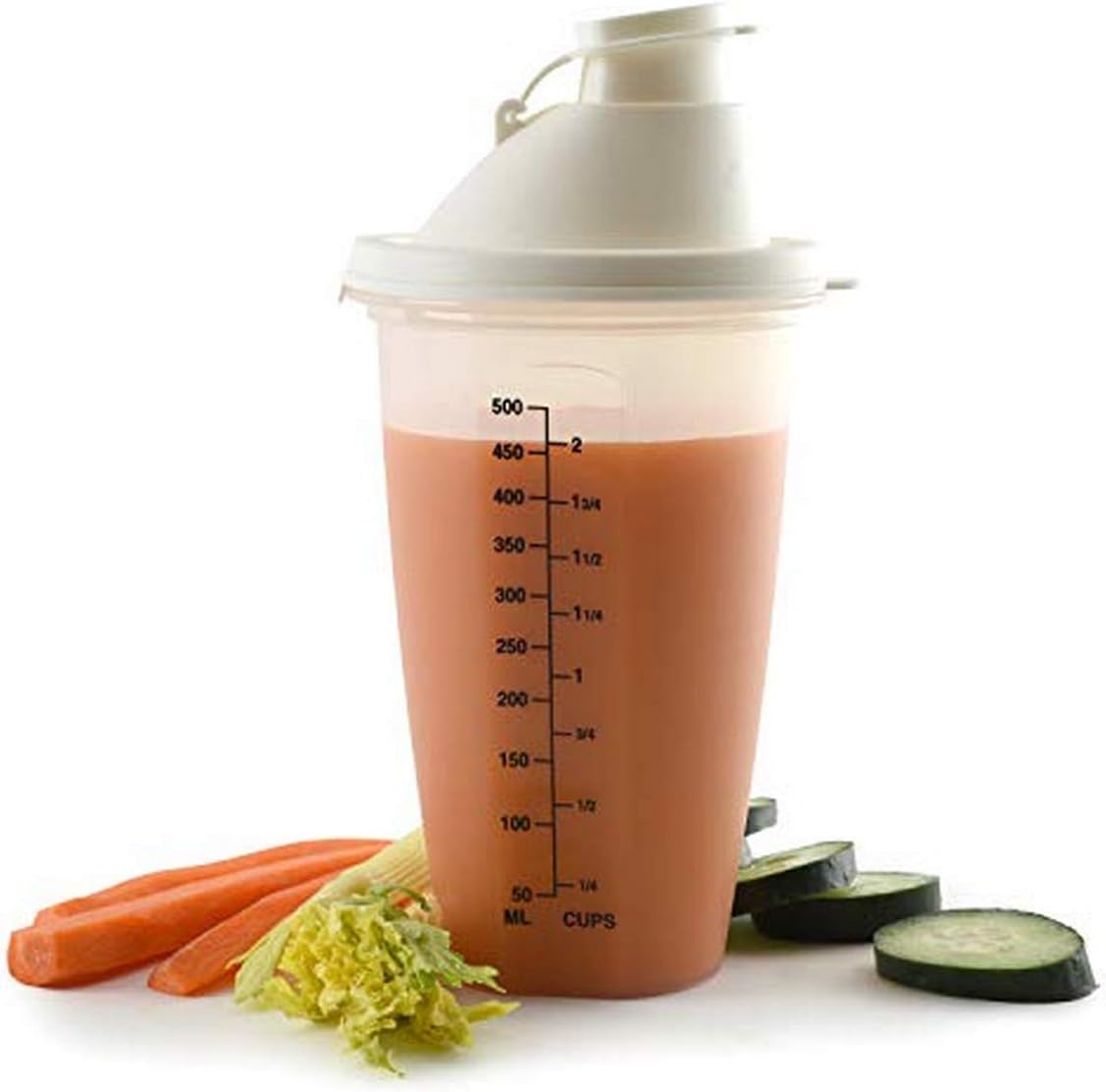 Amazon.com: Norpro Measuring Shaker, 2-Cup, 8 Inch, Plastic: Kitchen ...