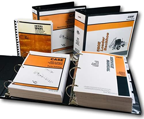 Amazon.com: Case 580E 580Se 580 Super E Loader Backhoe Service Parts ...
