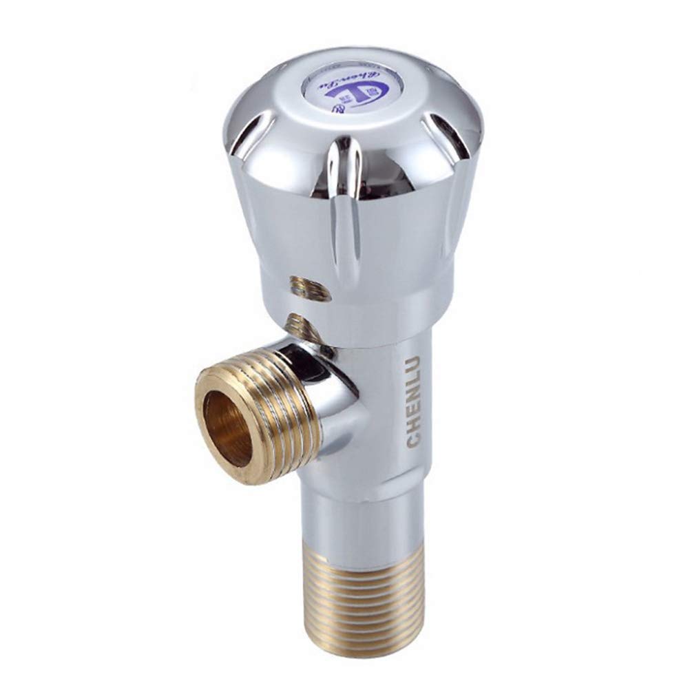 Buy TOPBATHY Triangle Valve Angle Valve Water Control Valve 2 Way Water ...