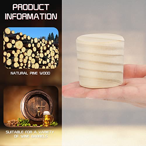 Snapklik.com : Natural Barrel Bung Plug Stopper Wooden Bourbon Barrel ...