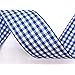 Amazon.com: VIVIQUEN Blue Gingham Ribbon Checkered Ribbon 1-Inch 25 ...