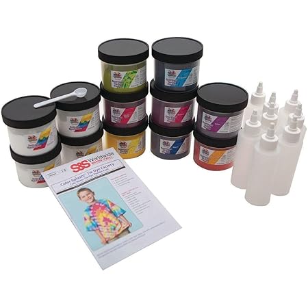 Amazon.com: Tie Dye Powder, 24 Colors DIY Tie Dye Powder Bottled Fabric ...