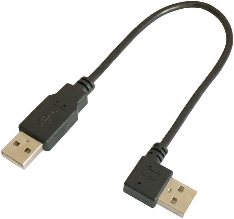 Amazon.com: USB Male to Male Elbow Angle 90 Degree Extension Adapter ...