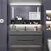 Amazon.com: NAIROLET Bathroom Vanity with Sink - Wall Mounted Bathroom ...