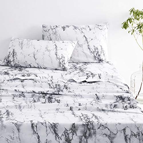 Amazon.com: Wake In Cloud - Constellation Bed Sheets, 4-Piece Sheet Set ...
