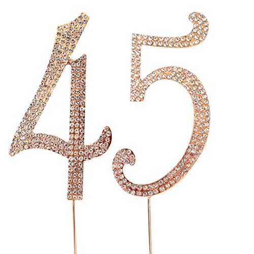Compare price to 45 number cake topper | TragerLaw.biz