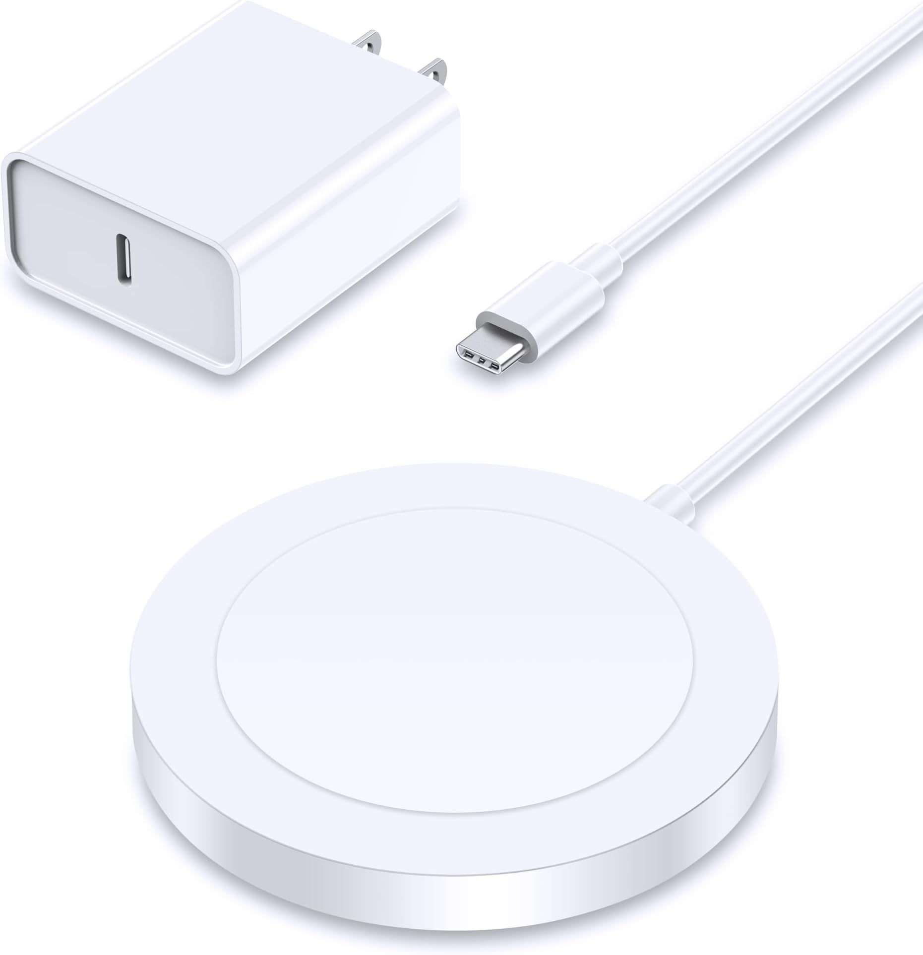 Amazon.com: Magnetic iPhone Charger: Wireless Mag Safe Charging Pad ...
