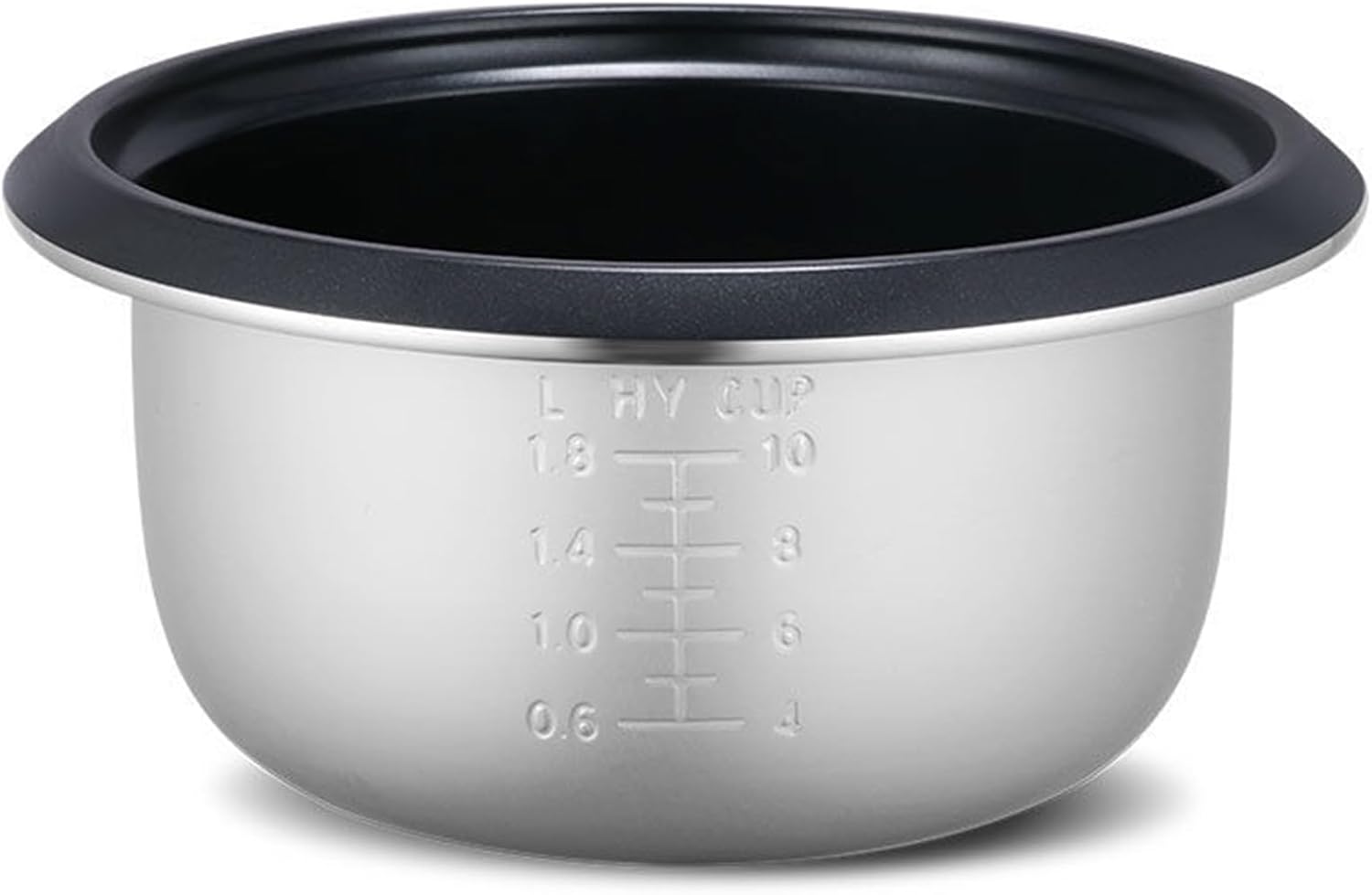 Amazon.com: Stainless Steel Rice Cooker Inner Pot Replacement for AROMA, Non-Stick Rice Cooker ...