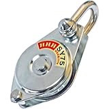 ・ブランド:スリーエッチ・製造元:スリーエッチ・モデル:SY75・製造元/メーカー部品番号:SY75・ロープを通し、荷物等の吊り上げや引っ張り作業に!・ベアリング入り。頭部は、シャックル形状になっています。・車径:75mm 使用荷重:350...