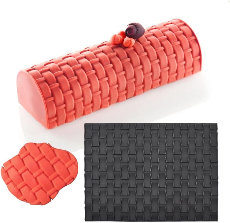 Amazon.com: Braid Design Fondant Impression Mat Silicone Bark Texture ...