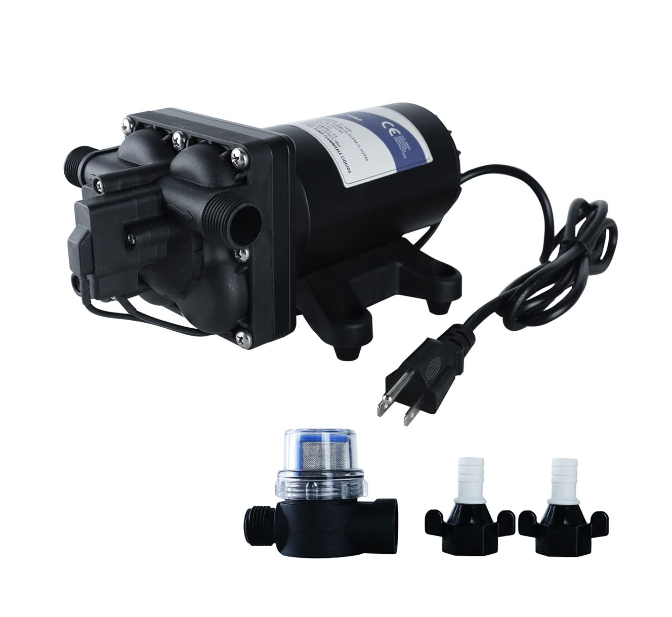 Amazon.com : TDR Jacky Diaphragm Water Pump Self Priming Pump RV Pump ...