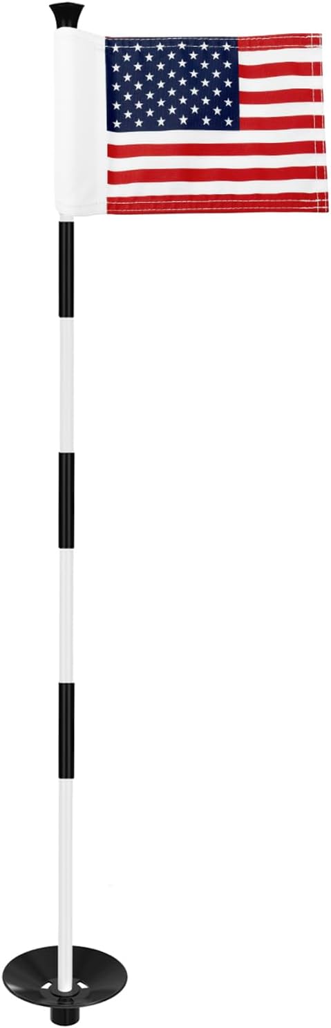 Amazon.com : KINGTOP Golf Flagstick Mini, Putting Green Flag for Yard ...