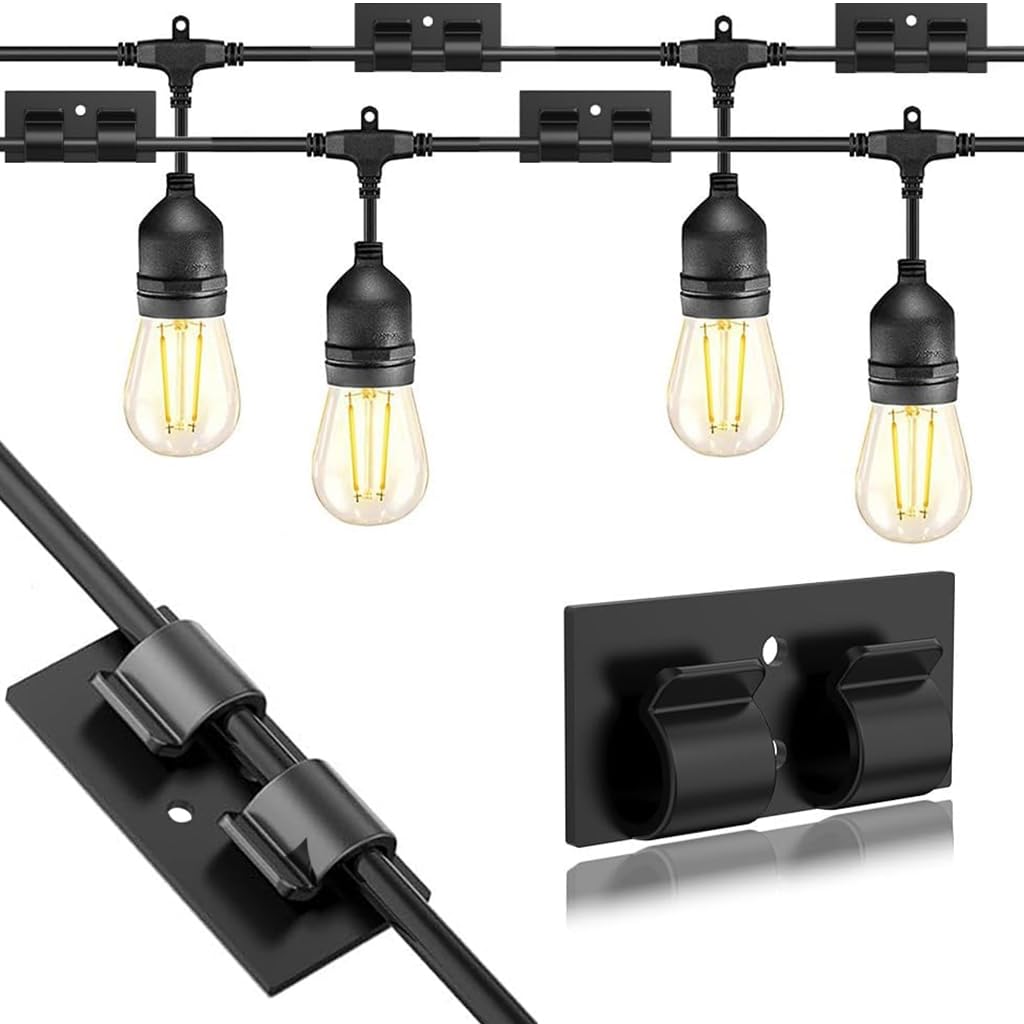 HASTHIP® 25pcs Cable Organizer Wall Wire Holder Self Adhesive Cable ...