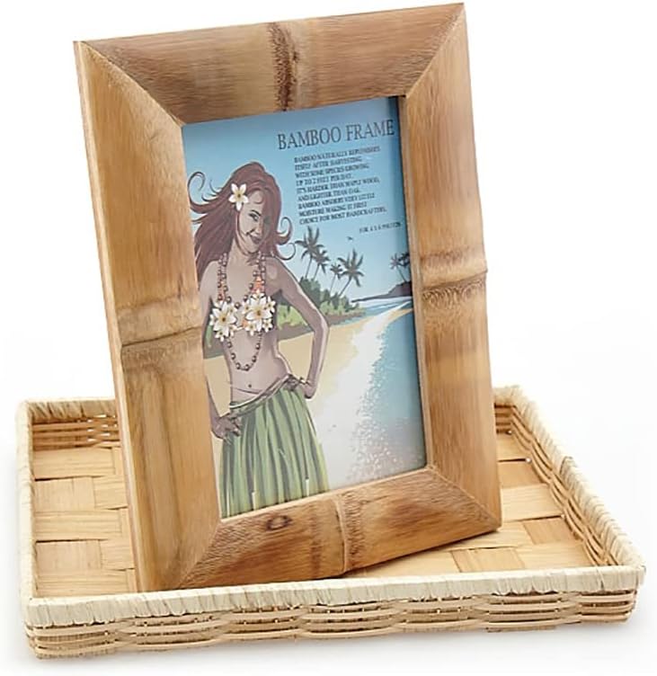 Amazon.com - Bamboo Picture Frame in Root Natural Size: 8" x 10 ...