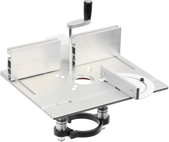 KETIPED Aluminium Router Table Insert Plate And Router Lift for 65mm ...