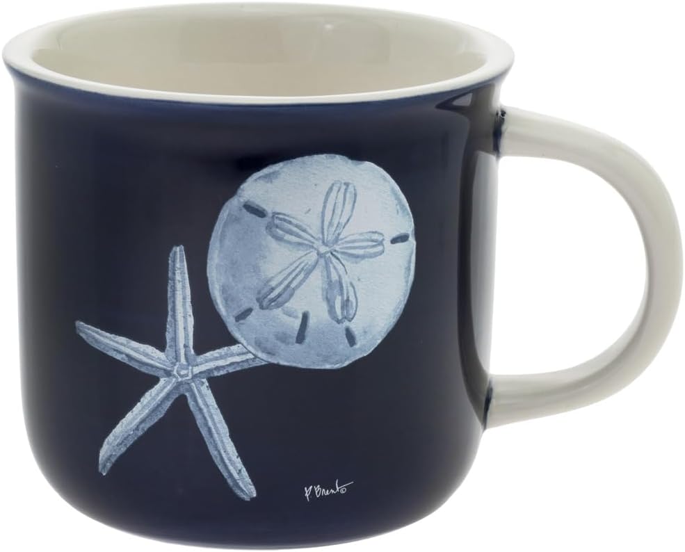 Amazon.com: Boston International Coffee Mug Ceramic Tea Cup, 13 Ounces ...