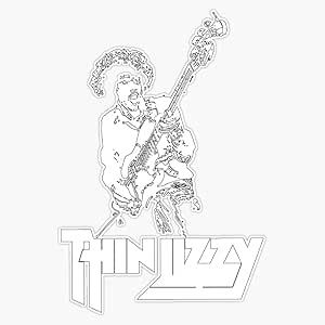Amazon.com: Thin Lizzy Sticker Bumper Sticker Vinyl Decal 5" : Automotive